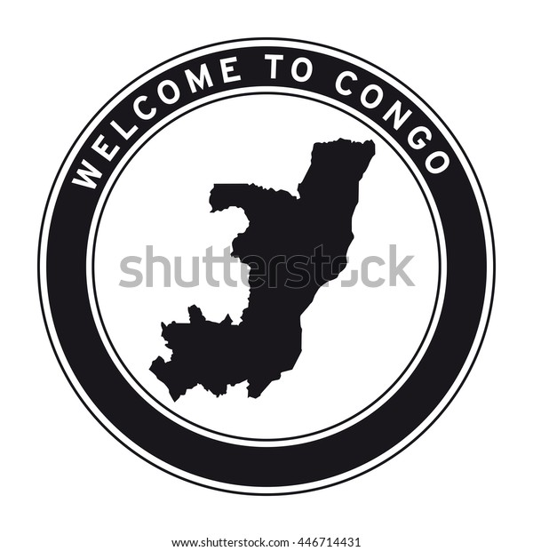 Welcome Congo Vector Logo Sticker Button Stock Vector (Royalty Free ...