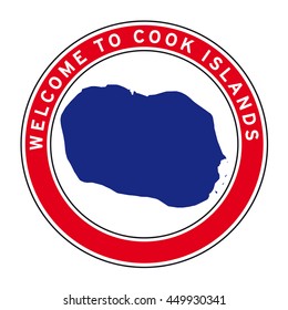 Welcome Cook Islands Vector Logo Stock Vector (Royalty Free) 449930341 ...