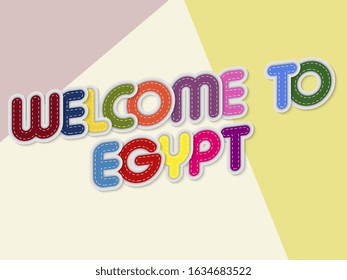 Welcome Benin Letters Banner Border Stitches: เวกเตอร์สต็อก (ปลอดค่า ...