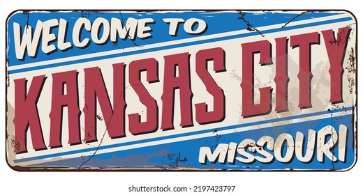 Welcome Kansas City Missouri Message On Stock Vector (Royalty Free ... Welcome Kansas City Missouri Message On Stock Vector (Royalty Free ...