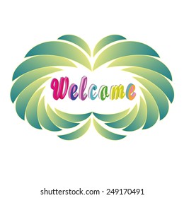 Welcome Logo Isolated Stock Vector (Royalty Free) 249170491 | Shutterstock