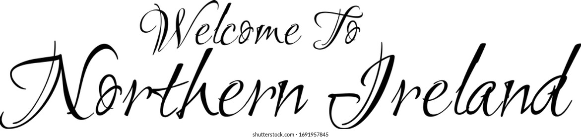 Welcome North Macedonia Creative Cursive Grungy: เวกเตอร์สต็อก (ปลอดค่า ...