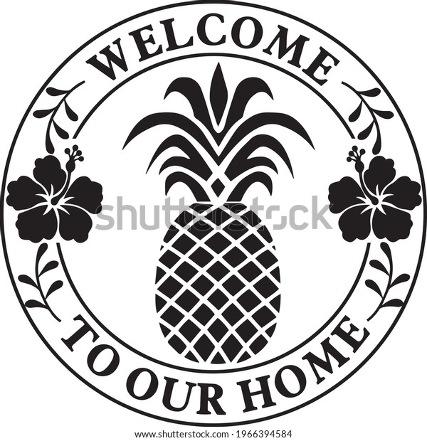 1,474 Welcome Pineapple Images, Stock Photos & Vectors | Shutterstock
