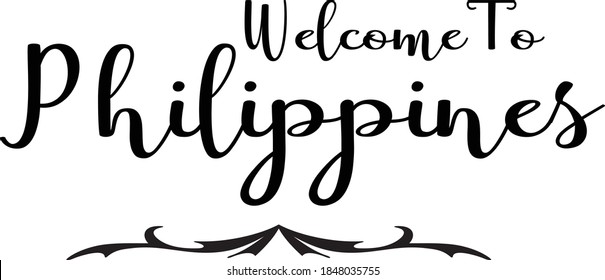 Welcome Philippines Hand Written Country Name: เวกเตอร์สต็อก (ปลอดค่า ... Welcome Philippines Hand Written Country Name: เวกเตอร์สต็อก (ปลอดค่า ...