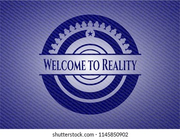 Welcome Reality Jean Texture Stock Vector (Royalty Free) 1145850902 ...