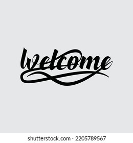 Welcome Sign Design Welcome Sign Vector Stock Vector (Royalty Free ...