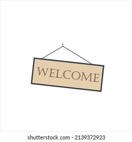Welcome Sign Vector Stock Illustration On Stock Vector (Royalty Free ...