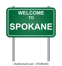 Welcome Spokane Green Signal Vector Stock Vector (Royalty Free ...