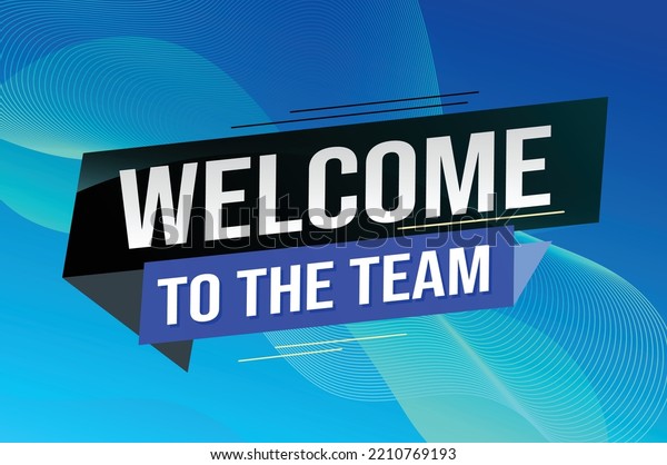Welcome Team Word Concept Vector Illustration Stock Vector (Royalty ...