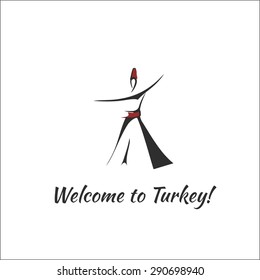 Welcome Turkey Dervishes Dancing Stock Vector (Royalty Free) 290698940 ...