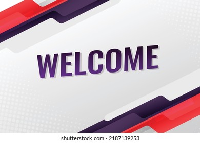 Welcome Word Concept Vector Illustration Lines Stock Vector (Royalty ...