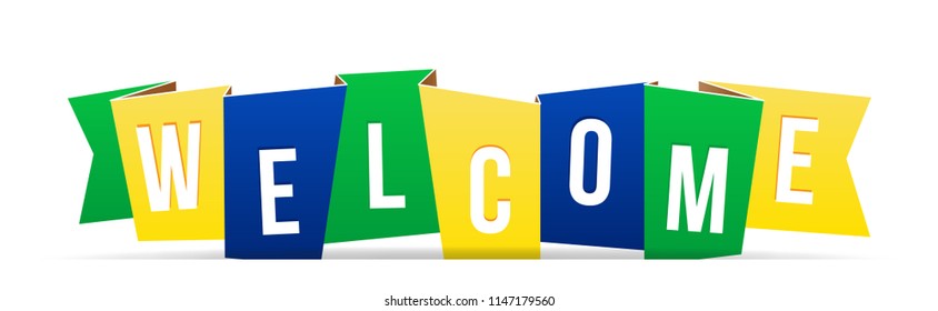 Welcome Word Vector Banner Stock Vector (Royalty Free) 1147179560 ...