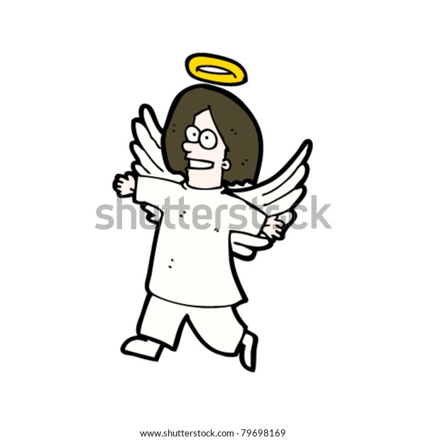 Welcoming Angel Cartoon Stock Vector (Royalty Free) 79698169 | Shutterstock