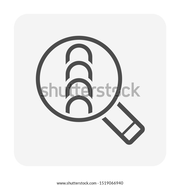 Weld Inspection Check Icon Consist Workpiece Stock Vector (Royalty Free ...