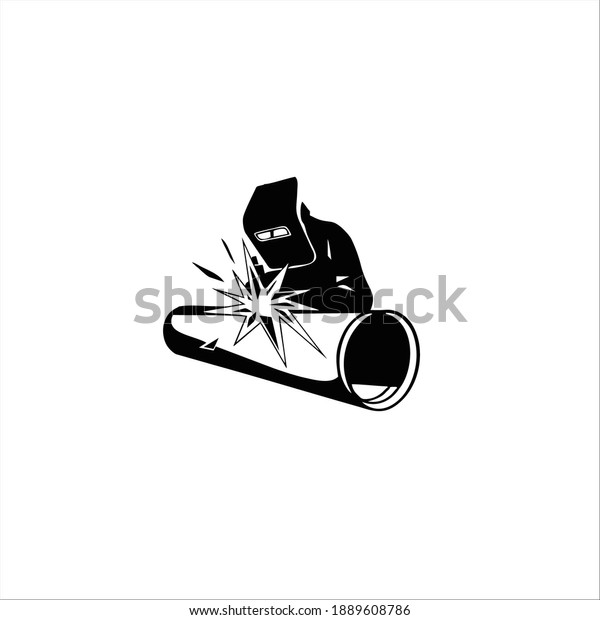 Welder Symbol Logo Vector Illustration Stock Vector (Royalty Free ...