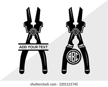 Welding Equipment Monogram Svg Printable Vector Stock Vector (Royalty ...