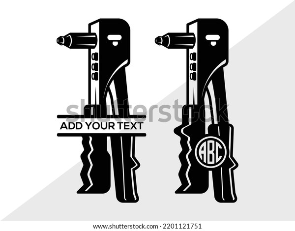 Welding Equipment Monogram Svg Printable Vector Stock Vector (Royalty ...