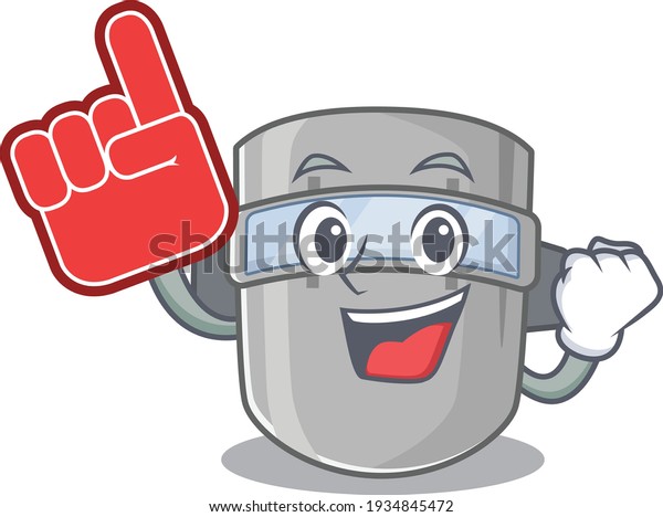 Welding Mask Cartoon Drawing Character Design Stock Vector (Royalty ...