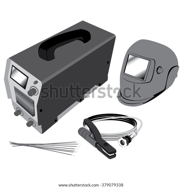 Welding Set Isolated On White Background Stock Vector (Royalty Free ...