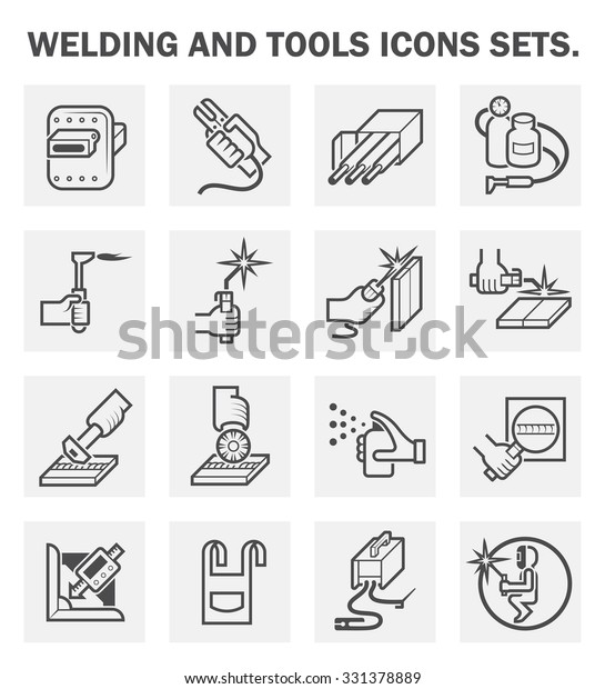 Welding Work Welding Tool Quality Control Stock Vector (Royalty Free ...