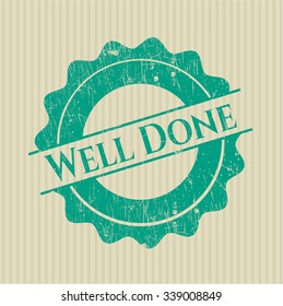 Well Done Rubber Stamp Stock Vector (Royalty Free) 339008849 | Shutterstock