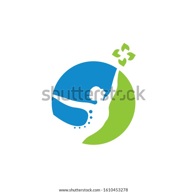 Wellnes Logo Template Vector Iconwellnes Symbol Stock Vector (Royalty ...
