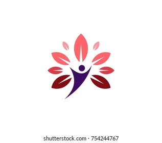 Wellness Leaf Logo Stock Vector (Royalty Free) 754244767 | Shutterstock
