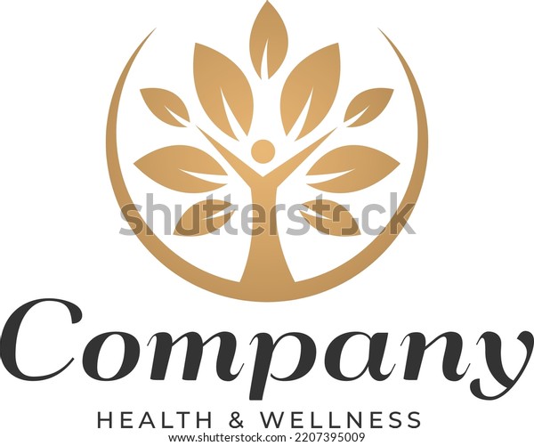 Wellness Logo Vector Art Icons Graphics Stock Vector (Royalty Free ...