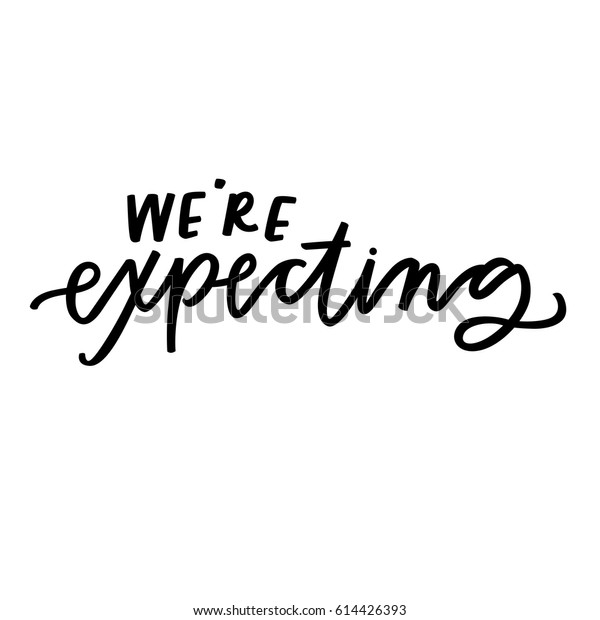 Were Expecting: stockvector (rechtenvrij) 614426393 | Shutterstock