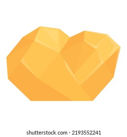 West Gold Icon Cartoon Vector Golden Stock Vector (Royalty Free ...