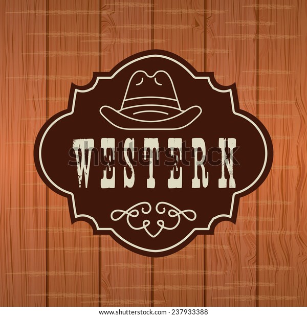 Western Banner Design Stock Vector (Royalty Free) 237933388
