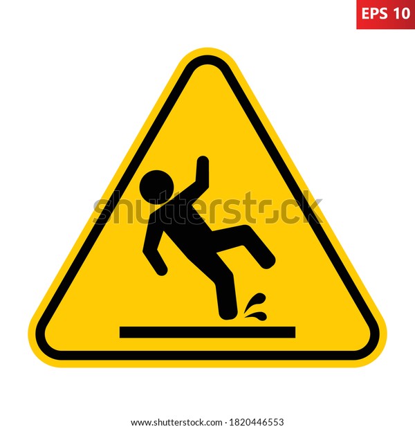 23,264 Slip Sign Images, Stock Photos & Vectors | Shutterstock
