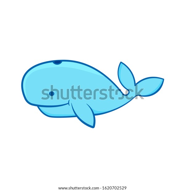 Whale Simple Icon Clipart Image Isolated Stock Vector (Royalty Free ...