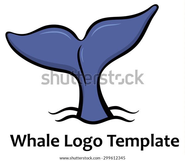Whale Tale Vector Illustration Logo Sign Stock Vector (Royalty Free ...