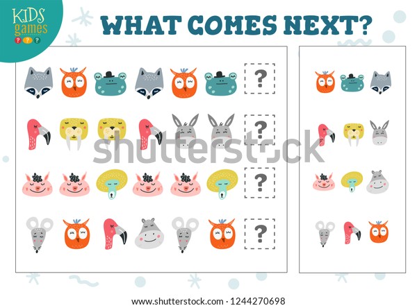 what-comes-next-kids-educational-game-vector-illustration-activity-for