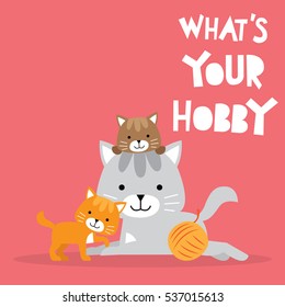 Whats Your Hobby Poster Stock Vector (Royalty Free) 537015613 ...