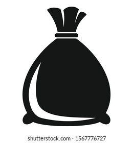 Material Sack Icon Simple Illustration Material Stock Vector (Royalty ...
