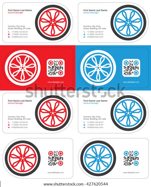 Wheel Business Card 1 Stock Vector (Royalty Free) 427620544 | Shutterstock