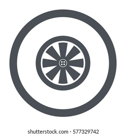 Wheel Icon Stock Vector (Royalty Free) 577329742 | Shutterstock