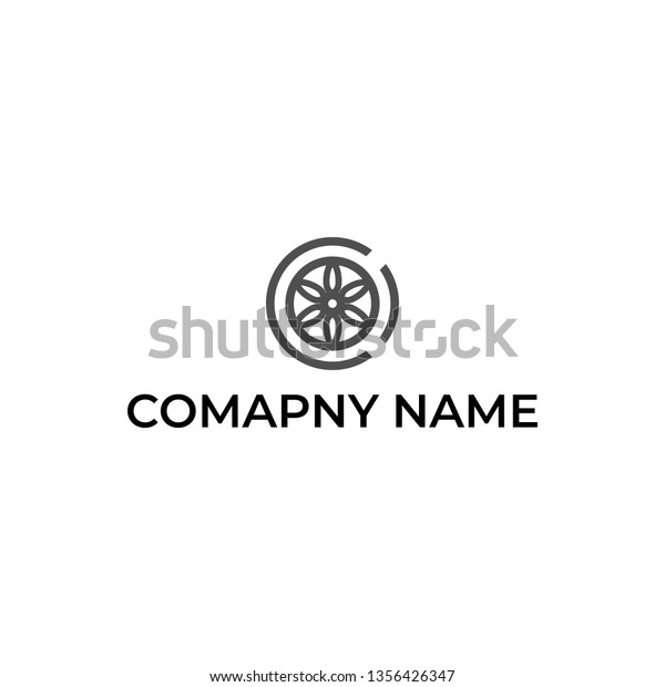 Wheel Logo Design Stock Vector (Royalty Free) 1356426347 | Shutterstock