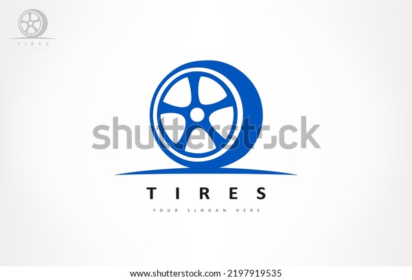 Wheel Logo Vector Car Tire Design Stock Vector (Royalty Free ...