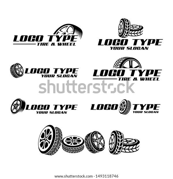 Wheel Tire Logo Vector Stock Vector (Royalty Free) 1493118746 ...