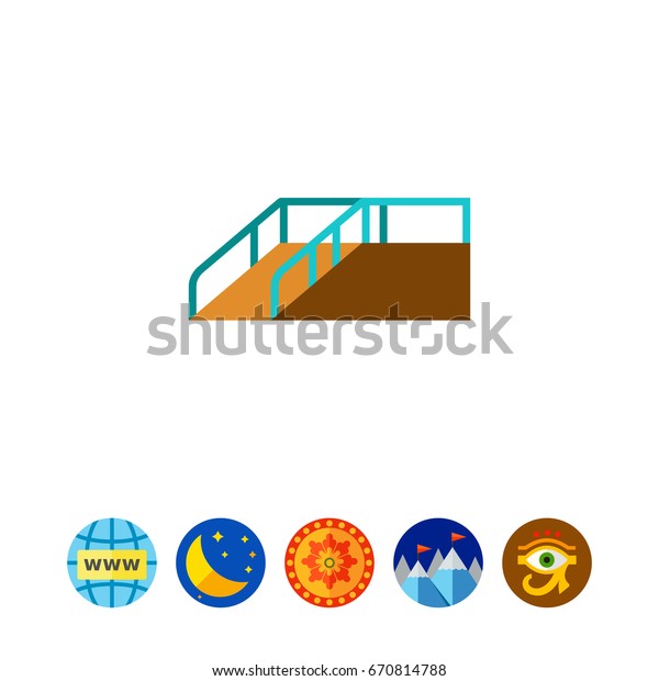Wheelchair Ramp Icon Stock Vector (Royalty Free) 670814788 | Shutterstock