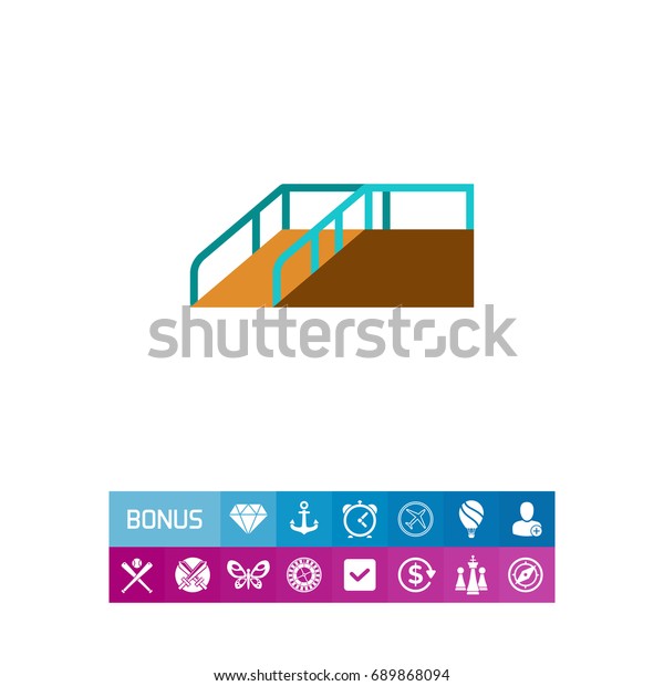 Wheelchair Ramp Icon Stock Vector (Royalty Free) 689868094 | Shutterstock
