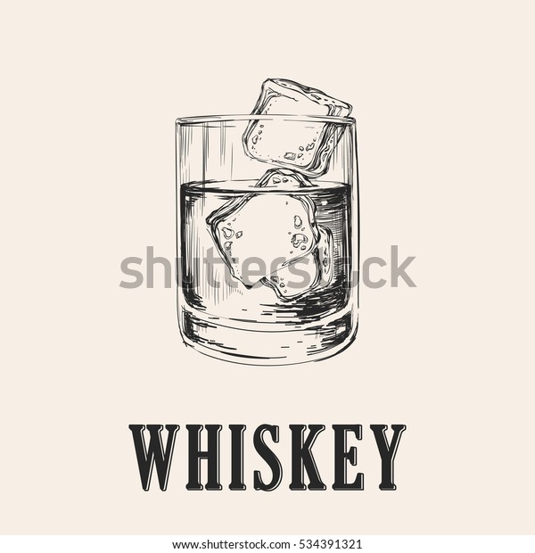 Whiskey Glass Hand Drawn Drink Vector Stock Vector (Royalty Free) 534391321 Whiskey Glass Hand Drawn Drink Vector Stock Vector (Royalty Free) 534391321