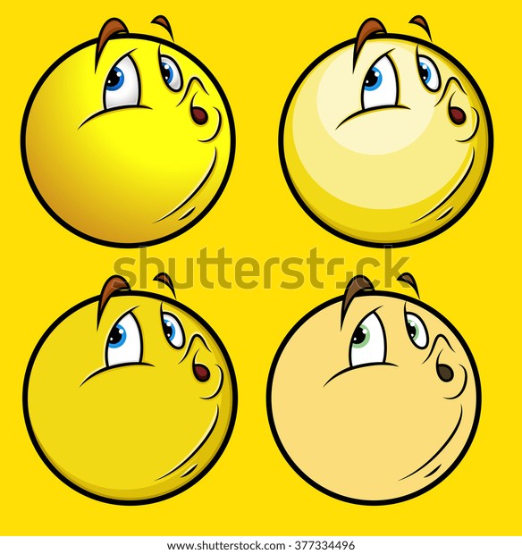 Whistling Emoticon Set Stock Vector (Royalty Free) 377334496 | Shutterstock