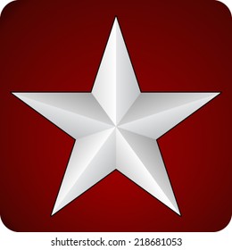 866 Silver 5 point star Images, Stock Photos & Vectors | Shutterstock