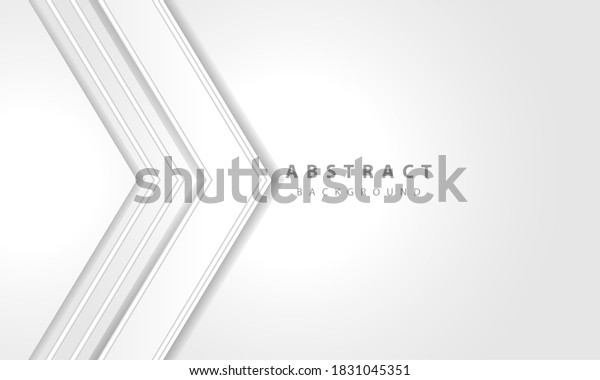 White Abstract Background Vector Design Arrow Stock Vector (Royalty ...