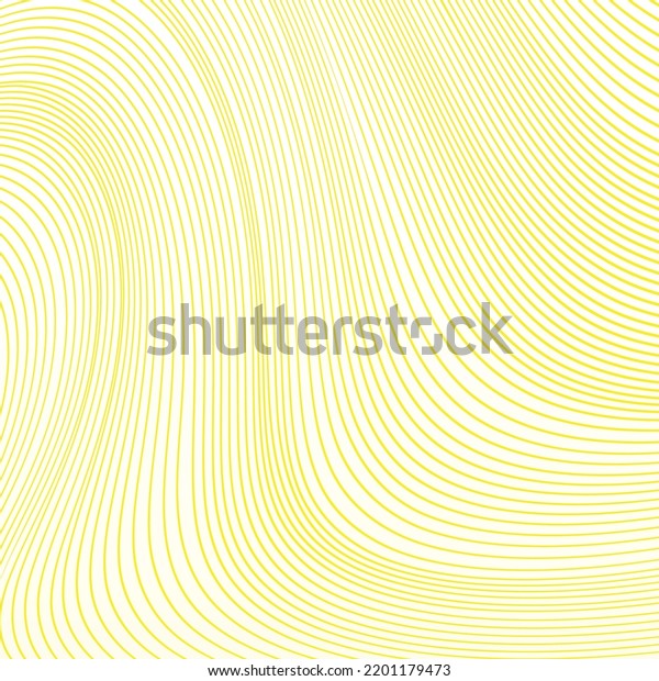 White Abstract Background Yellow Line Wave Stock Vector (Royalty Free ...