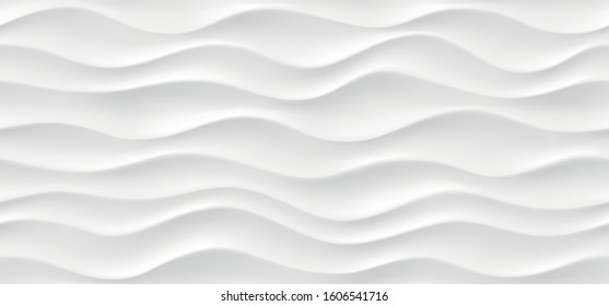 White Abstract Wavy Texture Seamless Modern Stock Vector (Royalty Free ...